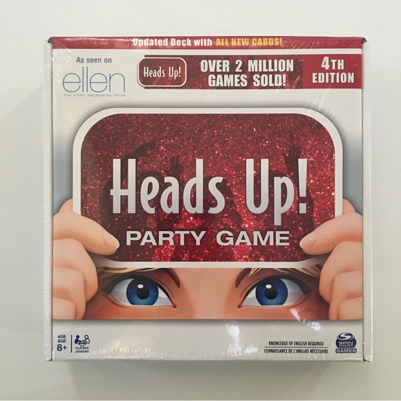 Spin Master | Games | New Heads Up Party Game 4th Edition Word Guessing ...